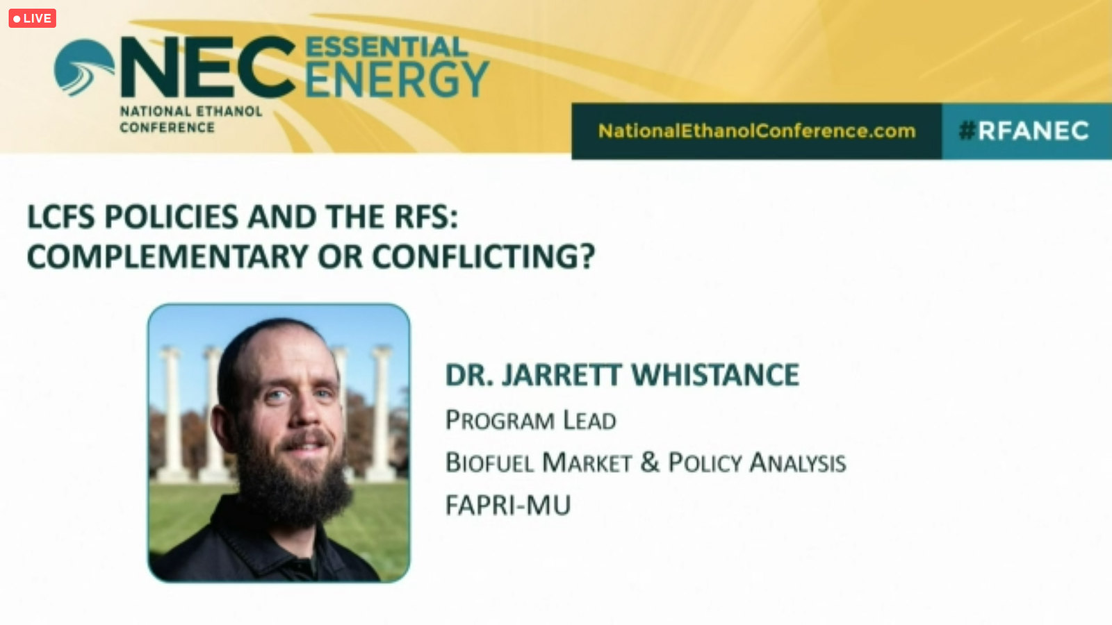 LCFS and RFS – Conflict or Complement? | Energy.AgWired.com