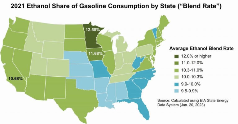 Most States Blending Over 10% Ethanol | Energy.AgWired.com